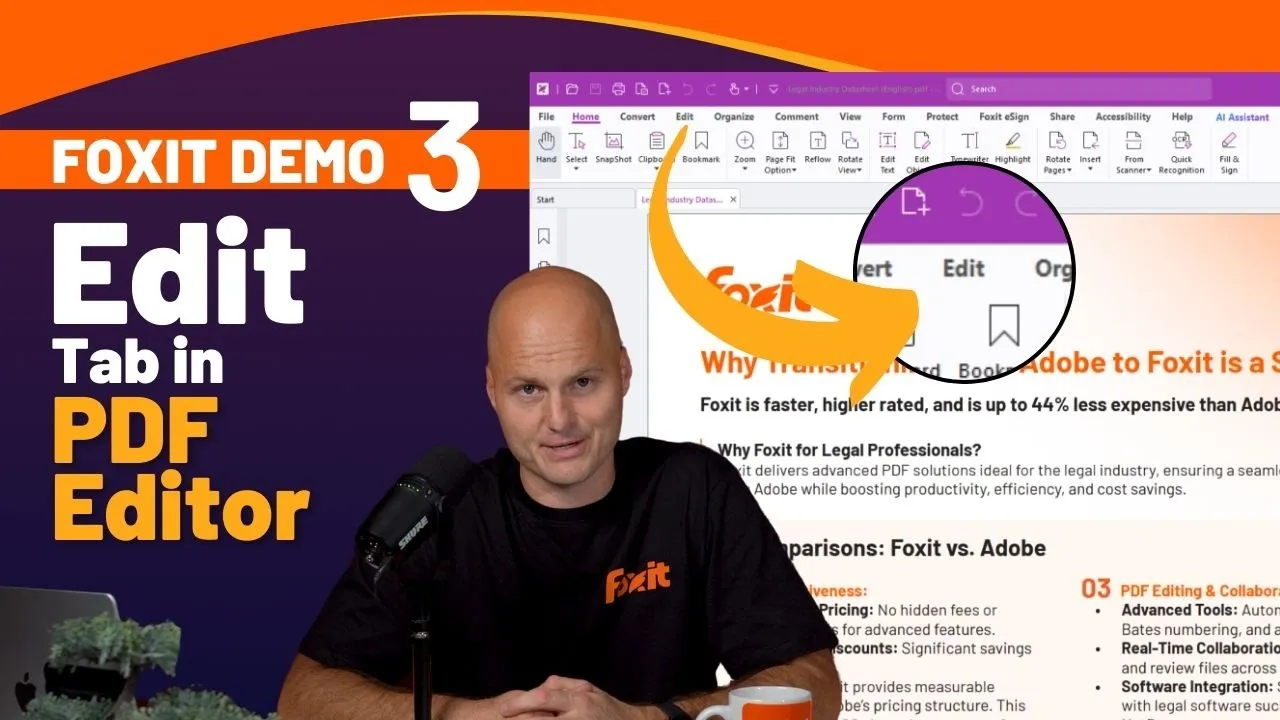 Demo 03 | Edit Tab | Editing Text and Images in a PDF | Foxit Resource Hub